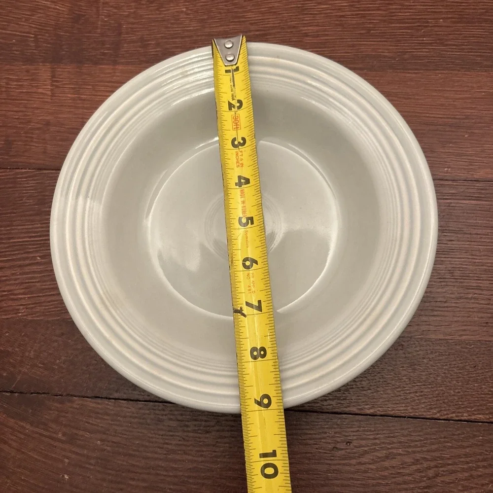 Fiestaware | Dining | Fiesta Fiestaware Pearl Gray Deep Plate Soup ...